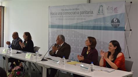 Presentan libro Hacia una democracia paritaria en Querétaro