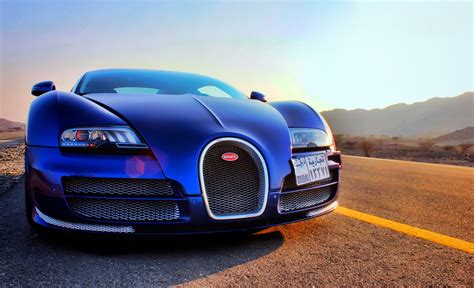 Blue Bugatti Wallpaper