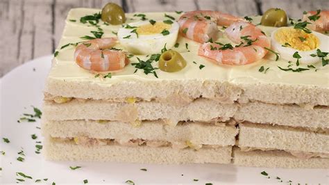 Pastel Frio De Atun Con Pan De Molde Cocina Casera Y Facil
