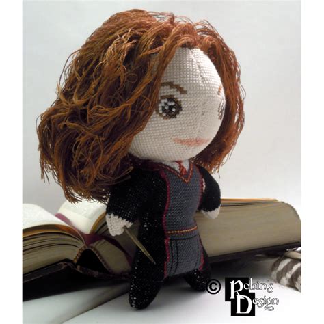 Hermione Granger Doll 3D Cross Stitch Sewing Pattern PDF