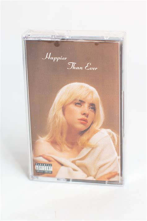 Billie EIlish Happier Than Ever Cassette Tape May 23 Clothing And Music