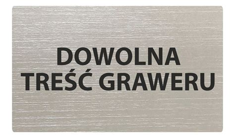 Tabliczki Informacyjne Dowolny Napis X Cm Cena Opinie Tablice I
