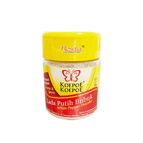 Jual Lada Putih Bubuk KOEPOE KOEPOE Kupu Kupu 38 Gram Shopee Indonesia
