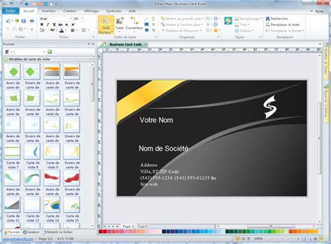 Logiciel Carte De Visite Gratuit Pour Windows 10 Carte