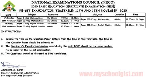 Bece Results Date Tabby Krystal