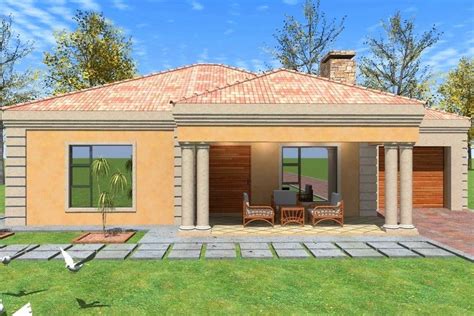 Modern Tuscan House Plans South Africa 3 Bedroom House Plan Single
