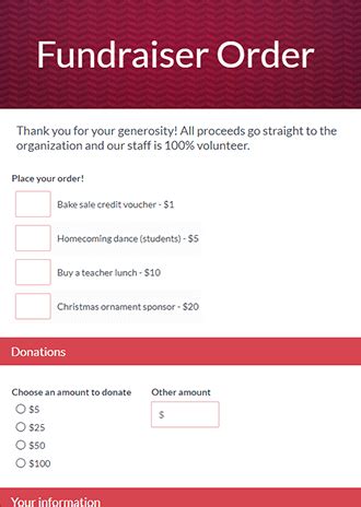 Printable Order Form Template 2 Options Freebie Finding Mom Order