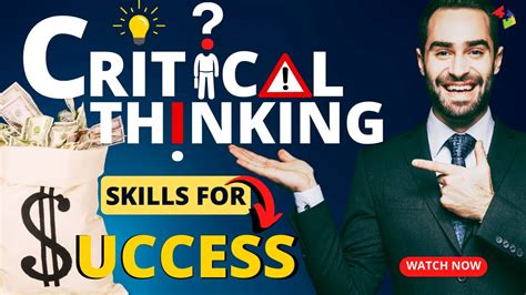 Why Critical Thinking Is Important For Success Youtube