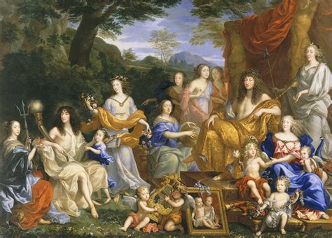 Portrait Mythologique De La Famille De Louis Xiv Histoire Analys E En