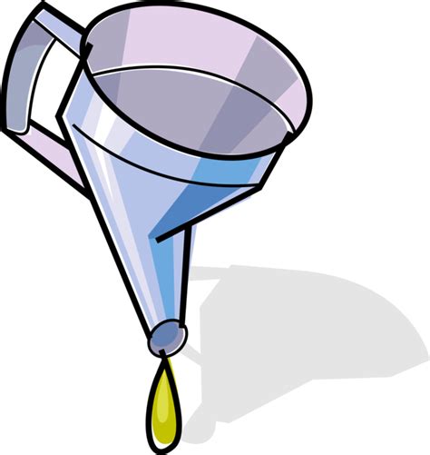 Oil Funnel Clipart Transparent Library Funnel Drop Oil Funnel