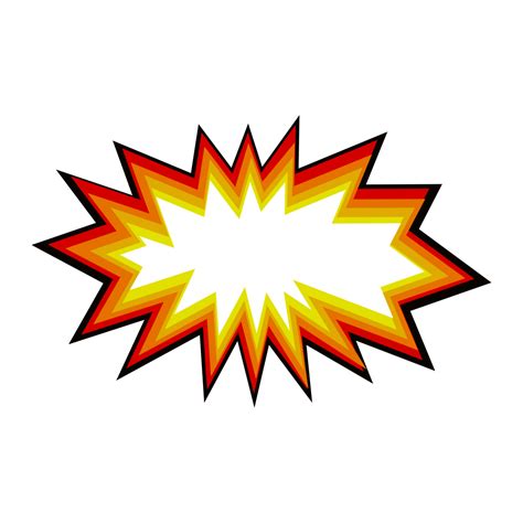 Comic Explosion Banner PNG Transparent OnlyGFX