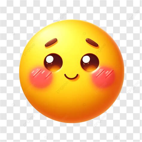 Rosto Corado E Um Sorriso Tímido Emoji PNG Rosto Corado E Um Sorriso