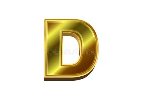 Letra A Dorada 3d Alfabeto De Oro De Lujo Sobre Fondo Blanco