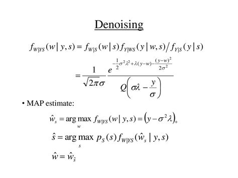 wavelet based denoising using hidden markov models ppt download