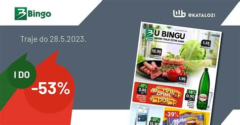 BINGO Katalog NOVO Sniženje od 60 JUL 2023 super akcija od 4 7 do 16