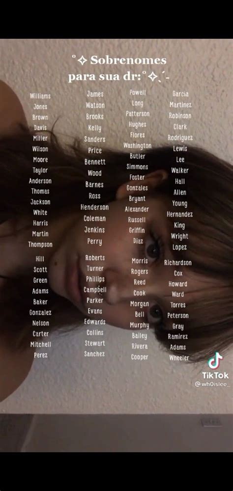 Top 10 Os Sobrenomes Mais Chiques E Bonitos Lista Nota 10 Mergulhe