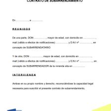 Modelo De Rescisi N De Contrato De Alquiler Word Gratis