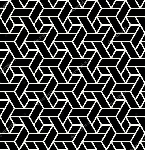 Patrón de impresión diseño gráfico blanco y negro geométrico abstracto