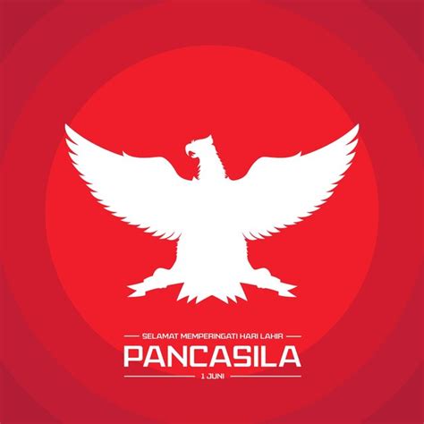 Ilustraci N De Fondo De Celebraci N Del D A De Pancasila Vector Premium
