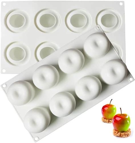 Molde De Silicona 3D Para Hornear En Forma De Manzana Para Pastel De