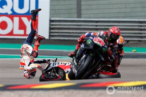 Nouvelle chute de Marc Márquez au warm up du GP d Allemagne
