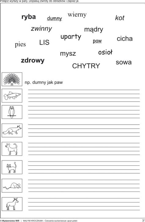 MAŁYMI KROCZKAMI JĘZYK POLSKI Ćwiczenia do zajęć wyrównawczych dla