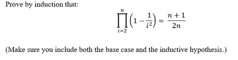 solved prove by induction that n 1 2n make sure you