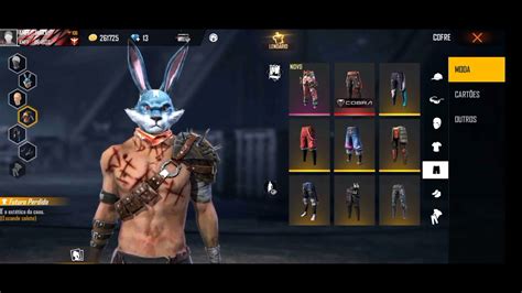 PEGANDO A SKIN DO COELHÃO NO FREE FIRE YouTube