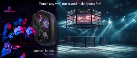 Amazon ONEPUNCH 𝐎𝐟𝐟𝐢𝐜𝐚𝐥 Smart Boxing Machine Wall Mounted