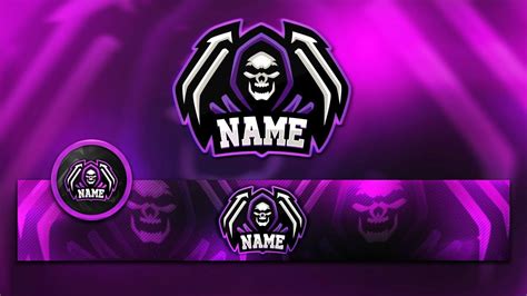 115 FREE YouTube Gaming Logo Banner Avatar Template Graphic