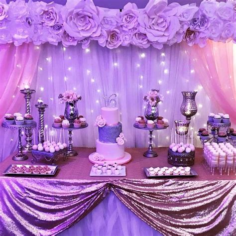 Purple Sweet Party Decorations Sweet Catchmyparty