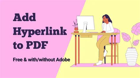 how to add a hyperlink to a pdf for free with without adobe workintool