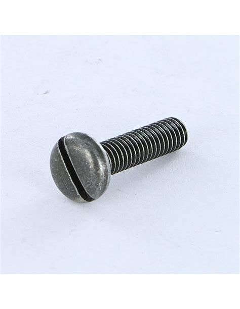Vis métaux Tête cylindrique bombée large TCBL Fendue M4X16 Acier zingué