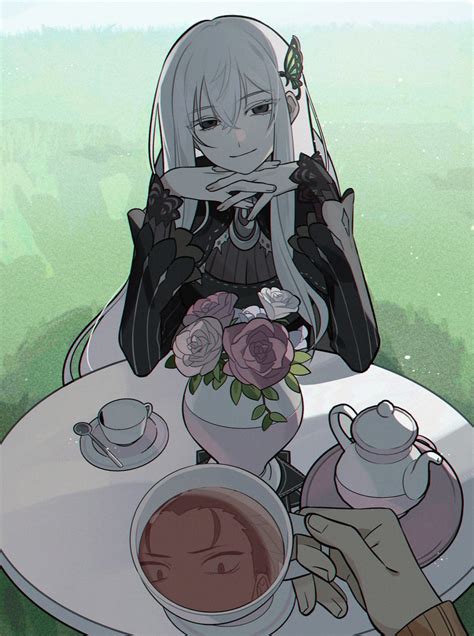 Natsuki Subaru And Echidna Re Zero Kara Hajimeru Isekai Seikatsu