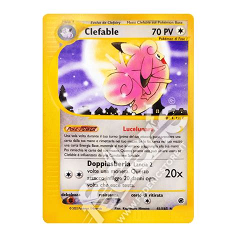 041 165 Clefable Rara IT MINT Federicstore