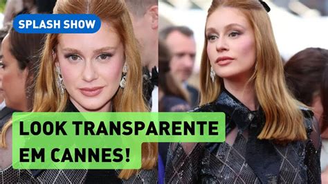 Marina Ruy Barbosa deixa seios à mostra e ousa no Festival de Cannes