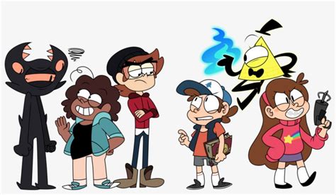 Dipper Pines Fan Art Drawing Artist Gravity Falls Style Characters