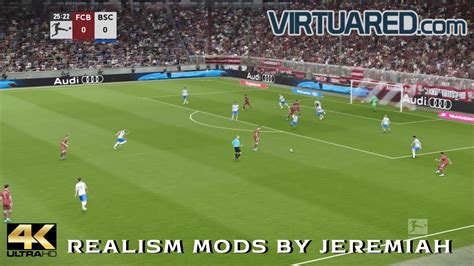 4K EFootball PES 2021 VirtuaRED V4 1 Realism Graphics Mods Bayern