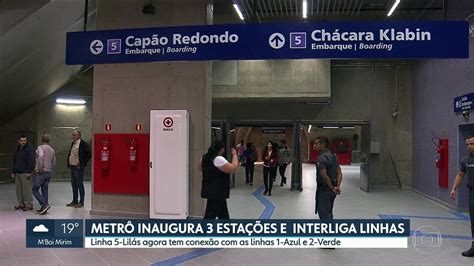 Três novas estações da Linha 5 Lilás do Metrô de SP operam em horário
