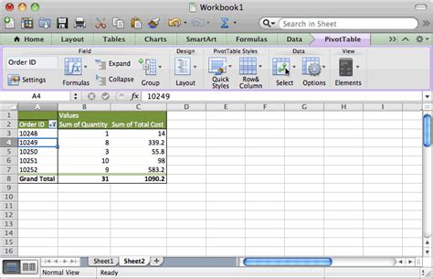 how to remove blank rows in a pivot table