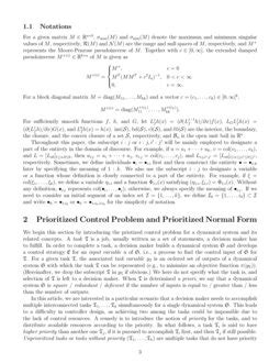 Input Output Feedback Linearization Preserving Task Priority For