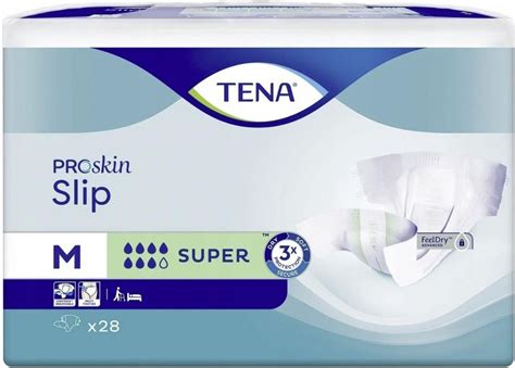 TENA Slip Proskin Super M Pieluchomajtki 28 Szt Opinie I Ceny Na Ceneo Pl