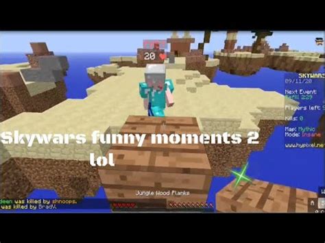 Skywars Funny Moments Hypixel Skywars Minecraft Youtube
