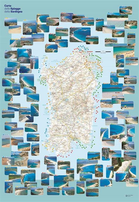 La Cartina Delle Spiagge Della Sardegna Con Il Carlino Bologna