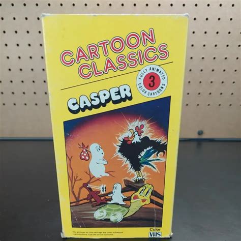 CARTOON CLASSICS CASPER VHS Rare Animation OOP New Factory Sealed 3