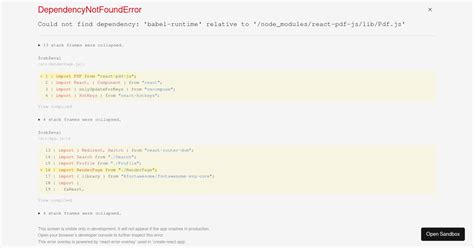 react pdf js examples codesandbox