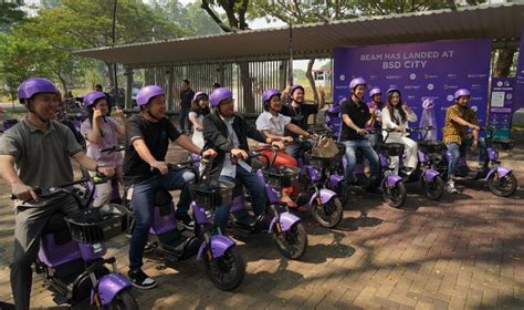 Sinar Mas Land Dan Beam Mobility Hadirkan Sepeda Listrik Berbasis Aplikasi