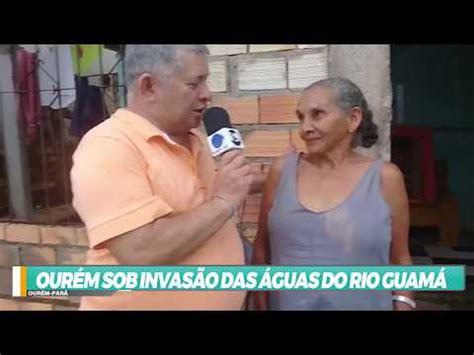 Fortes chuvas provocam cheia do rio Guamá e águas invadem as ruas de