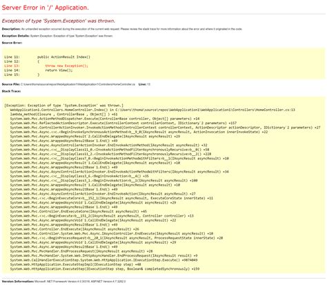 How To Fix Server Error In Application In ASP NET ASP NET Hosting