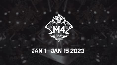 Jadwal Hari Pertama M World Championship Minggu Januari